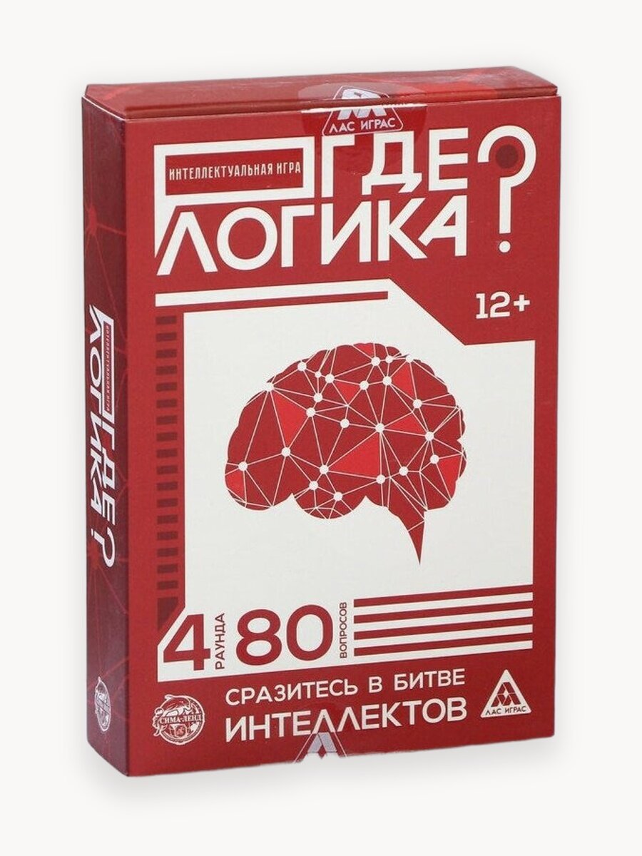 Настольная игра «Где логика?», 80 карт, картон, развивающая, 12+