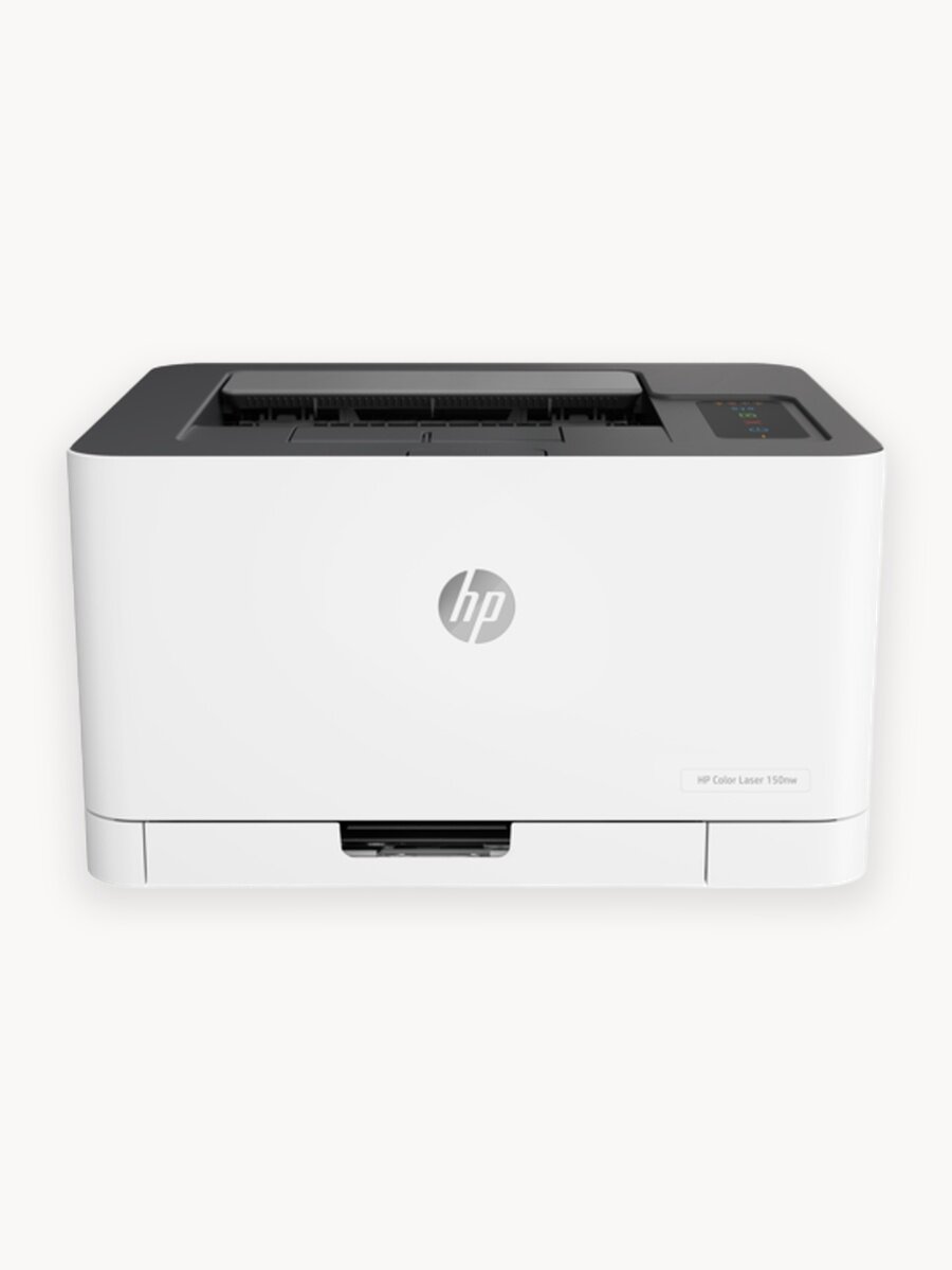 Принтер лазерный HP Color LaserJet 150nw цветная печать, A4, цвет белый [4zb95a]