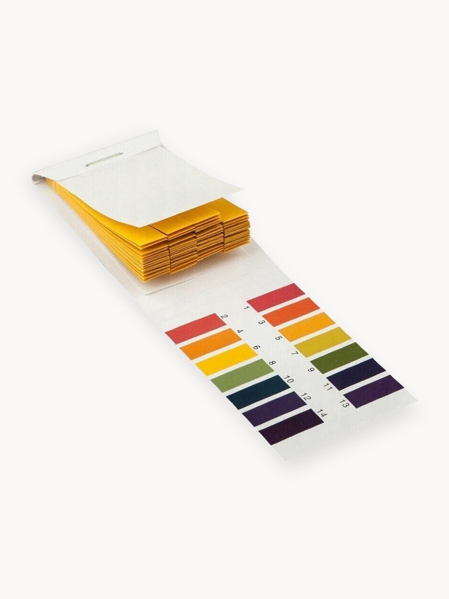 Лакмусовая бумага (ph-тестер), 80 полосок от 1 до 14 pH евро 2шт