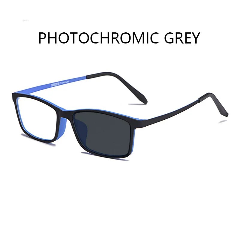 Фотохромные очки B Purple Photo Grey +1.5 +1.75