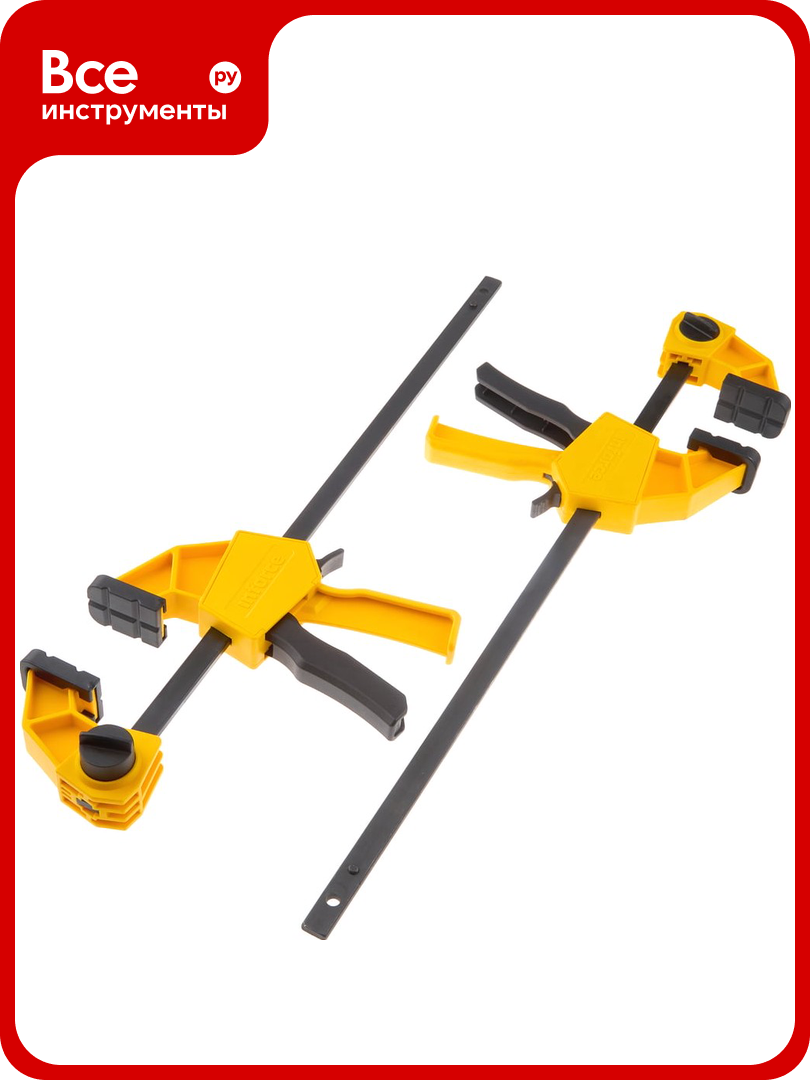 Быстрозажимные струбцины Inforce 60x300 мм, 2 шт. 06-03-34-2