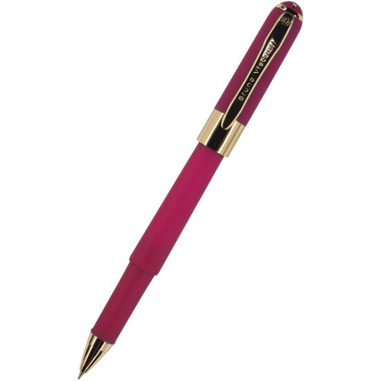 Ручка шариковая Bruno Visconti Monaco, пурпурный корпус, узел 0,5 мм, линия 0,3 мм, синяя, 20-0125/22