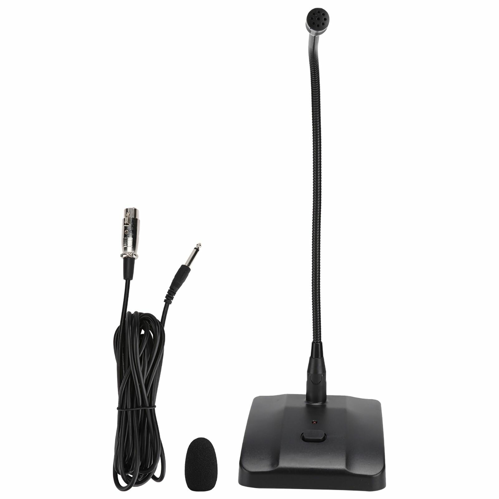 Проводной настольный конференц-микрофон с гусиной шеей, емкостный микрофон в форме сердца с направленностью для четкой передачи голоса