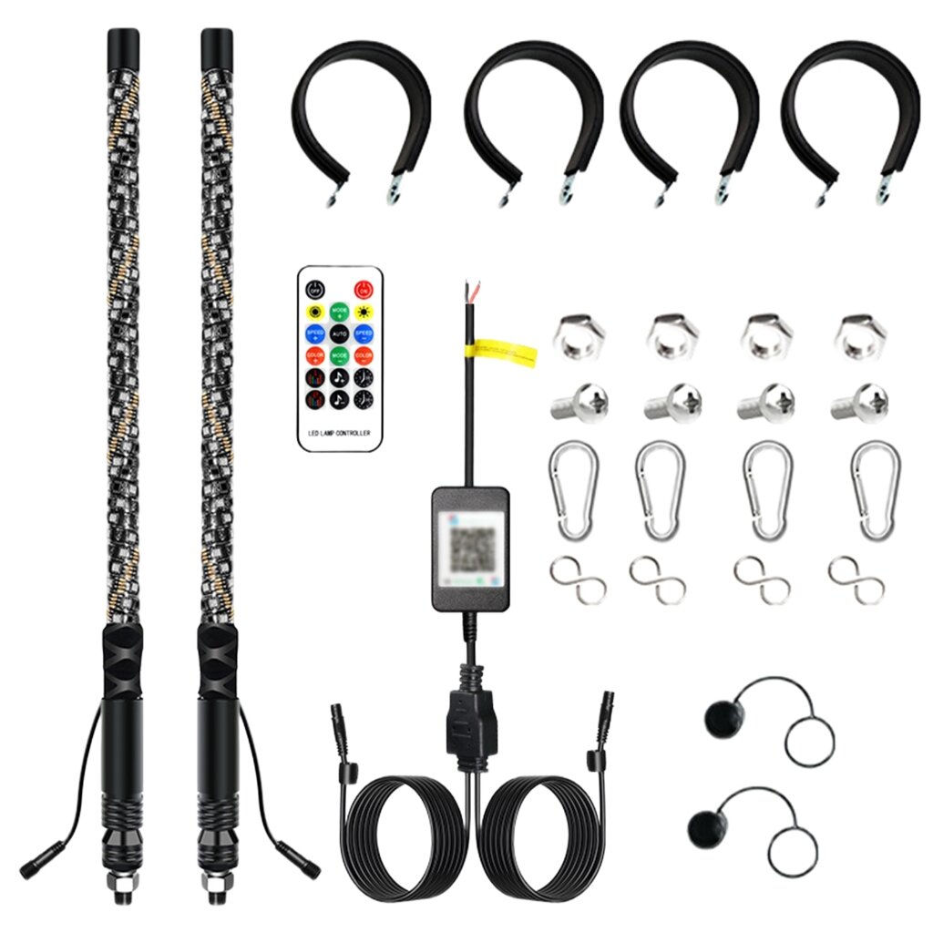 Светодиодный флагшток с дистанционным управлением.