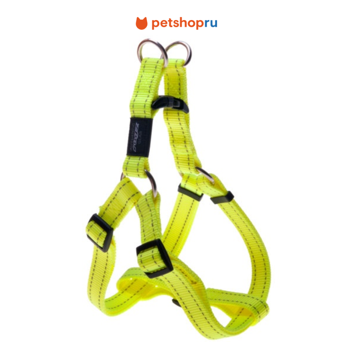 Rogz шлейка разъемная "Utility", р-р XL (67-103см), ш: 2,5 см, желтый