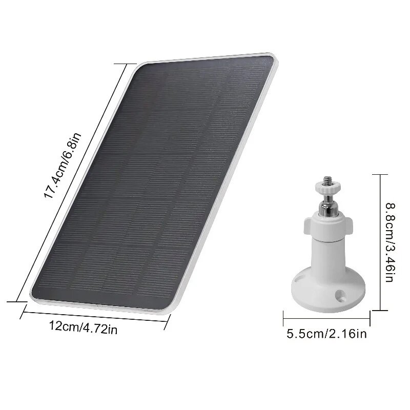 Солнечная панель 6.8in x 4.72in White для Micro USB