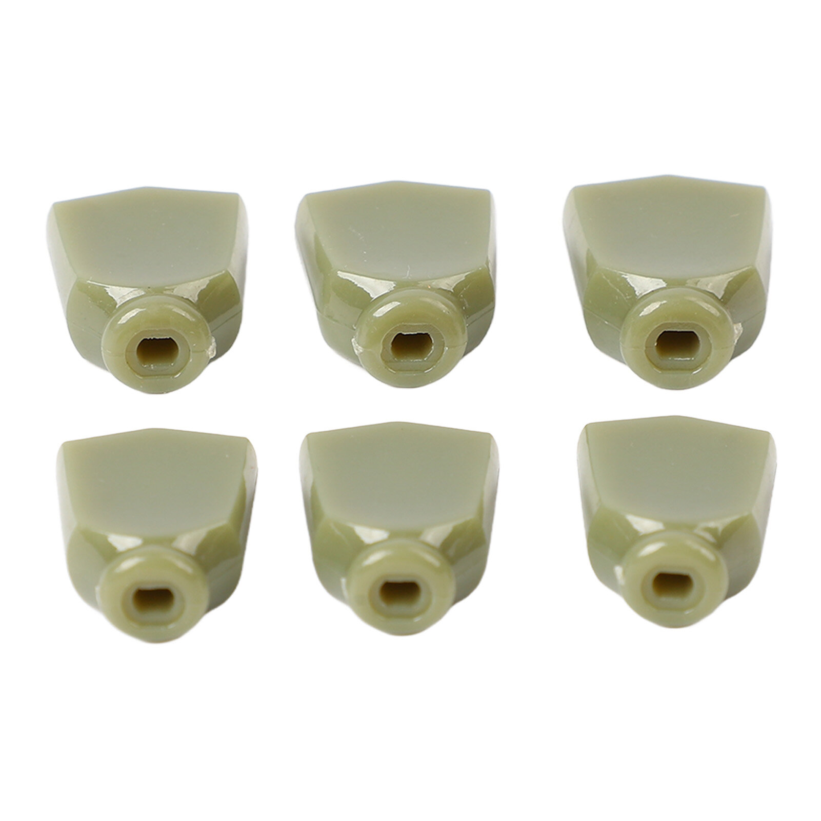 6Pcs Guitar Tuning Peg Buttons Plastic Easy Control Tuner Set for Acoustic Electric
