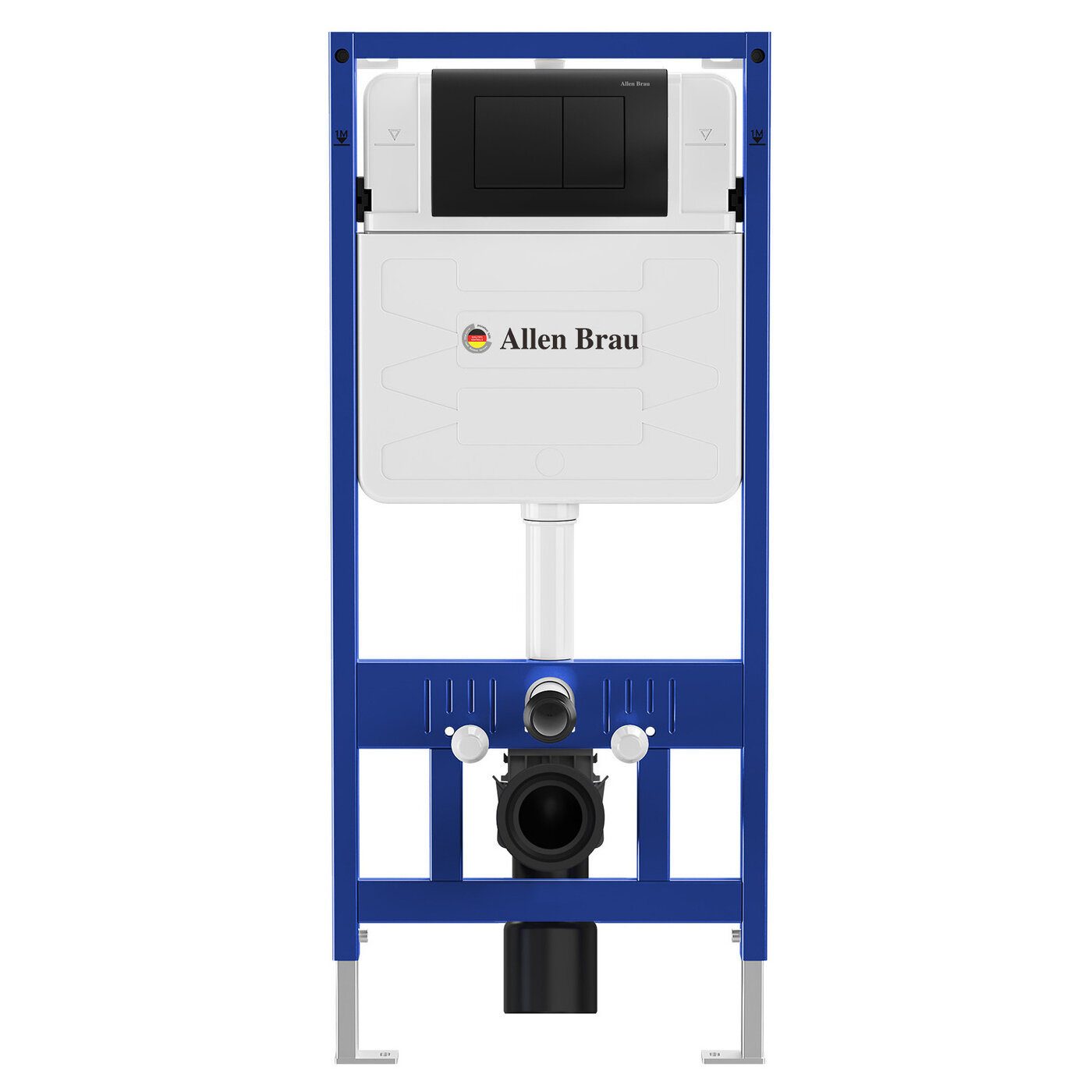 Инсталляция для унитаза Allen Brau Pneumatic Pro 9.11101.20 с кнопкой 9.20002.31