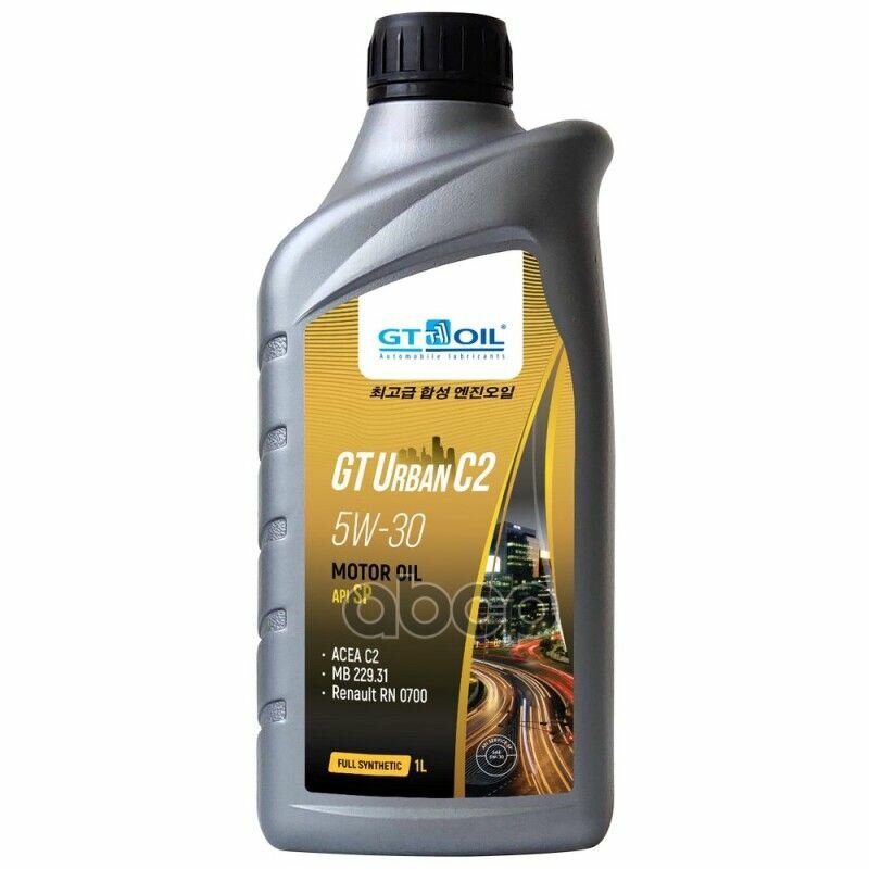 GT OIL Масло Gt Urban C2 Sae 5W-30 Api Sp 1 Л