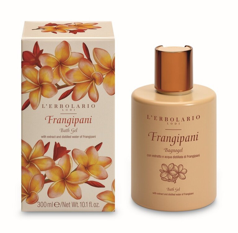 LERBOLARIO Frangipani Bath gel Гель для душа Frangipani 300 мл