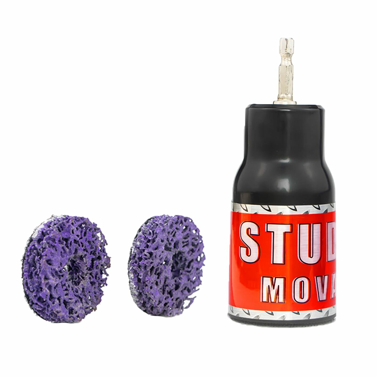 Модернизированный очиститель поверхности шпилек, инструмент для удаления металлической ржавчины с шлифовальными дисками, подходит чистки колес 1/2 электрических дрелей