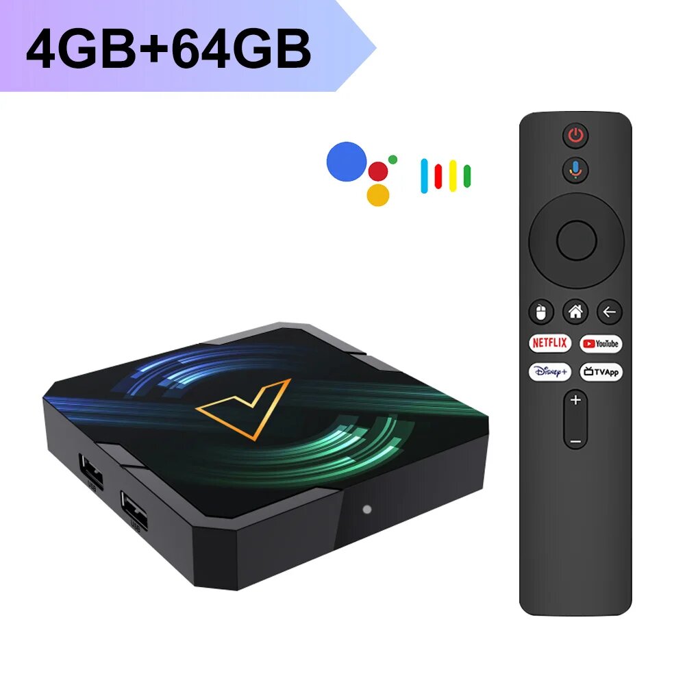 VONTAR R5 Android14 ТВ-приставка 4GB 64GB