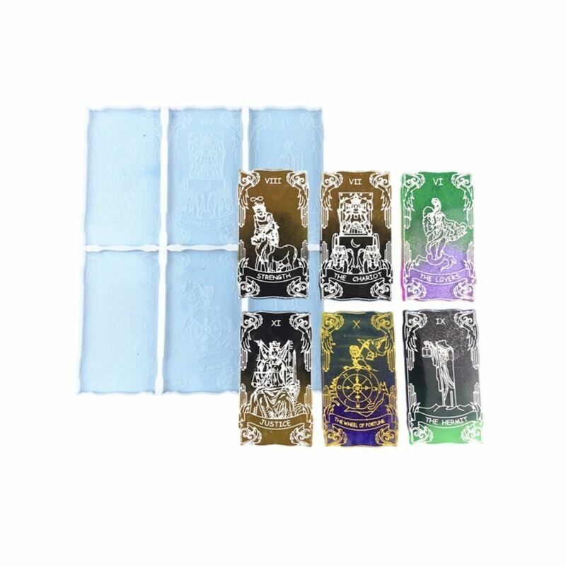 Полный набор силиконовых формочек для карт Таро-2