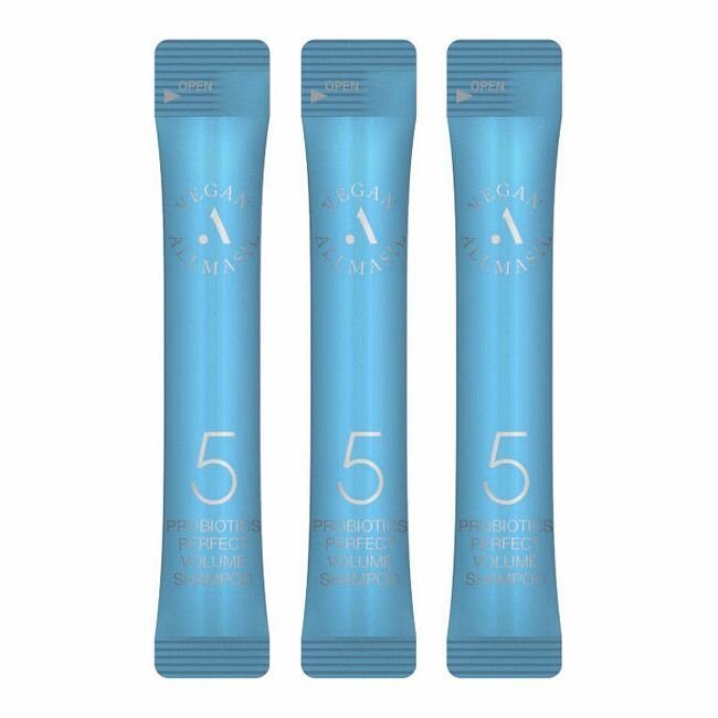 Шампунь для волос для объема ALLMASIL 5 Probiotics Perfect Volume Shampoo STICK POUCH - 3 штуки *8ml