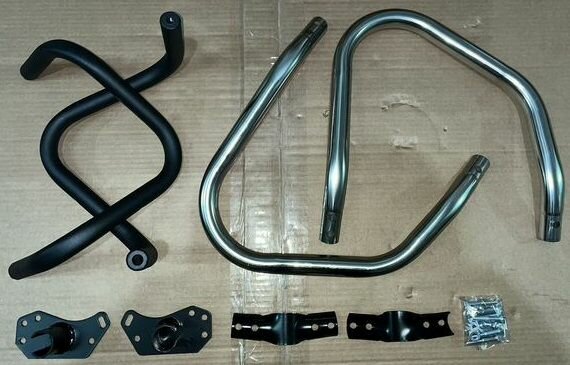 Дуги безопасности Иж (черные + хром)