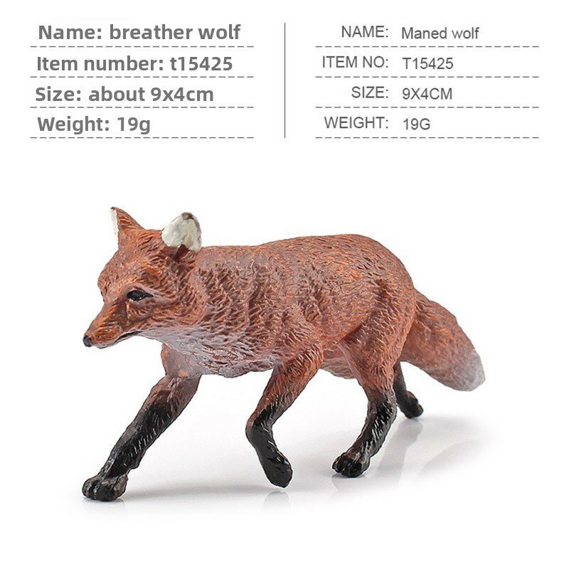 Fennec fox kids educational wildlife model collection pvc static figurines for learning and creative play style 4