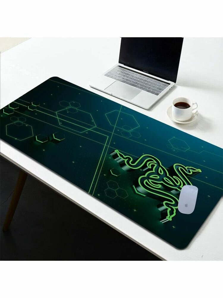 Коврик для мыши Razer "Киберспортивный Игрок", игровой, нескользящий, 400х900 мм