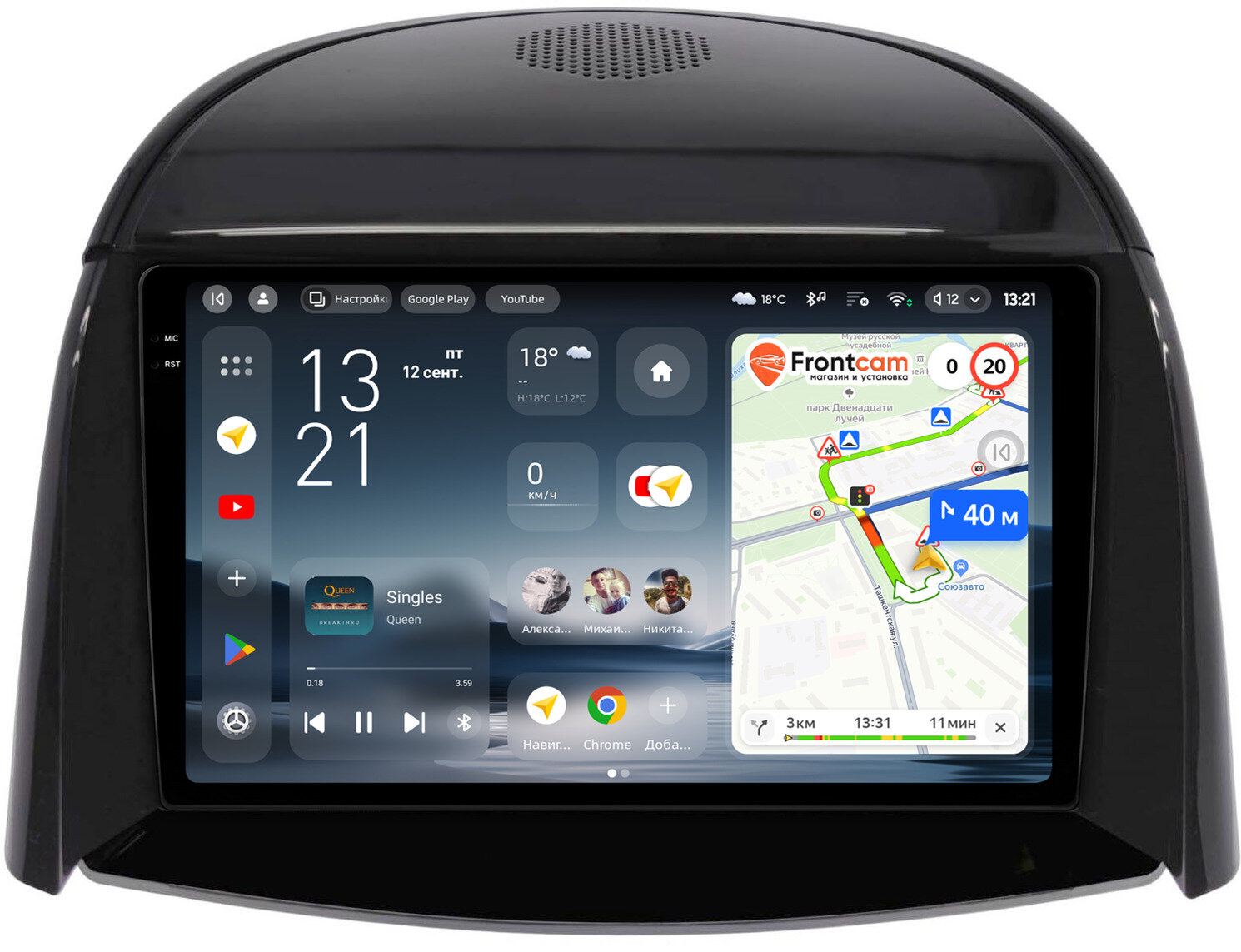 Штатная магнитола Renault Koleos 2008-2016 Teyes CC4 Pro 2K 12/256 9.5" RM-9-1306 Android 13 (4G-SIM, DSP, QLed, AI)