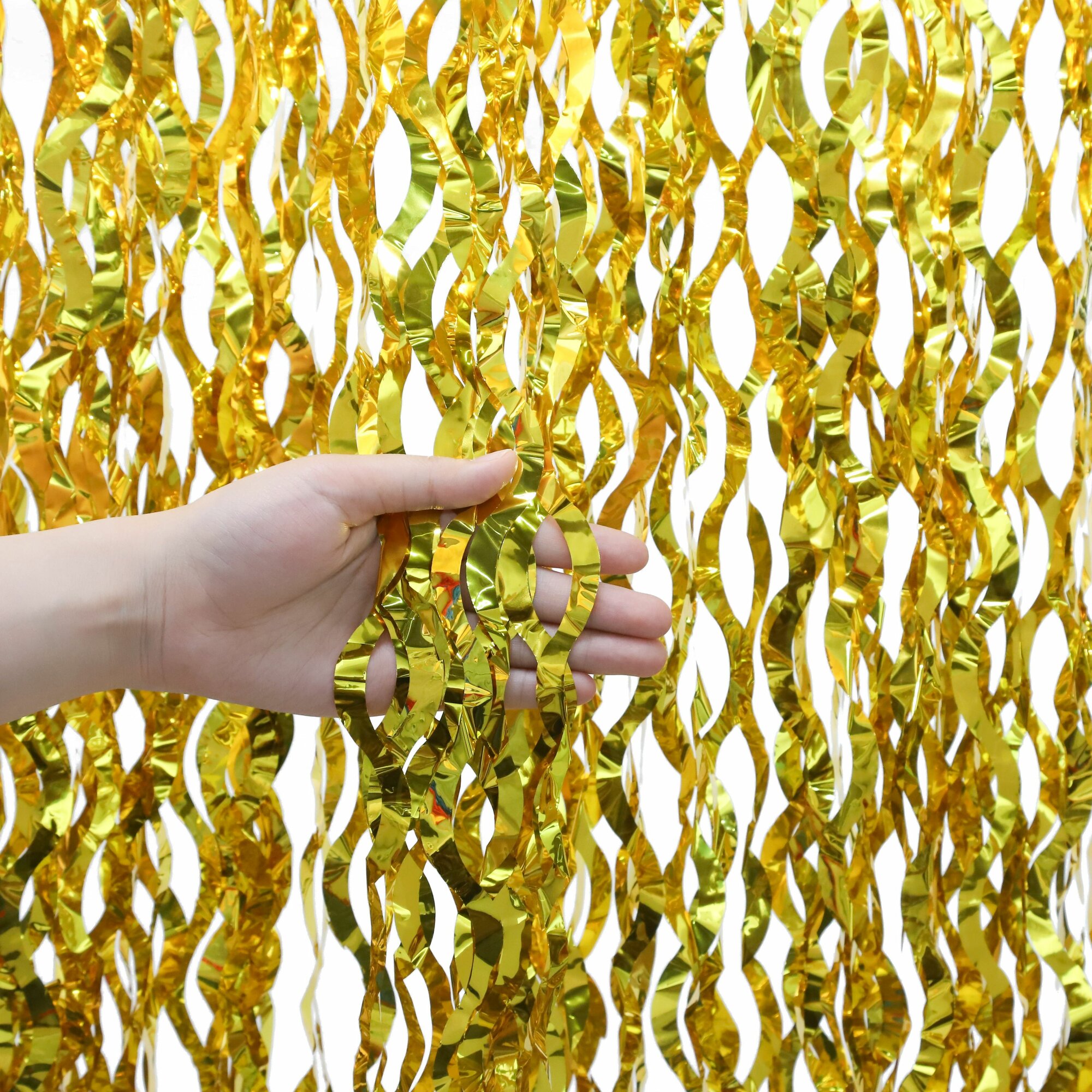 Дождик Фотозона занавес Волна 100 см*200 см