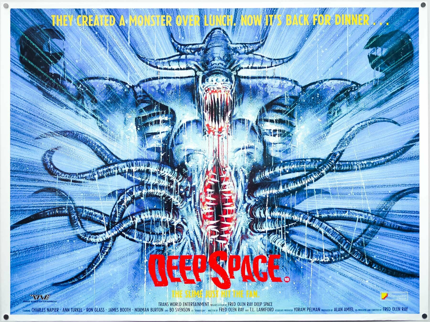 Плакат, постер Космос глубокой тьмы (Deep Space) 1988 на бумаге, размер 21х30см