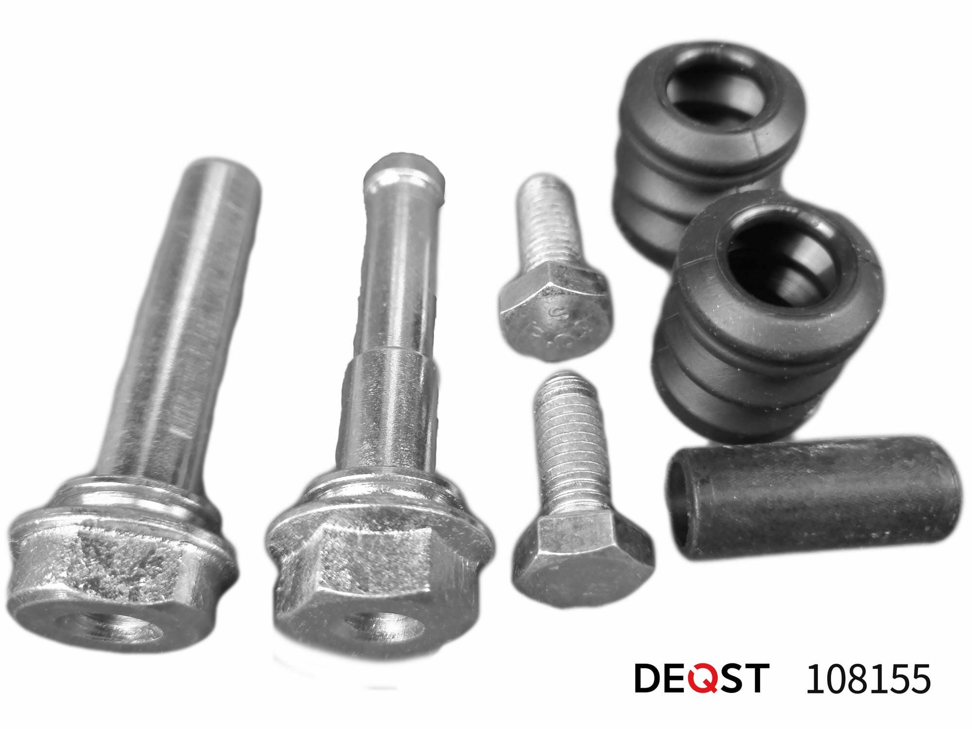 Ремкомплект суппорта Deqst 108155 направляющие переднего Renault Logan 1 (04-), Sandero 1 (08-), Clio 1 (90-98), Espace 1-3 (84-00), 19 (88-95), Peugeot 205 (84-90), 309 (85-98