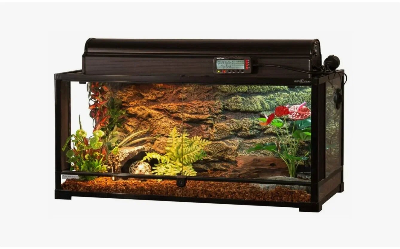 Террариум сборный стеклянный с распашными дверцами, размер - 90 х 45 х 60 см, Repti-Zoo 0120RK