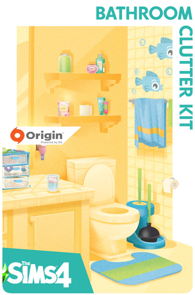 Игра THE SIMS 4: ванные принадлежности (DLC) для ПК, EA app (Origin), цифровой ключ