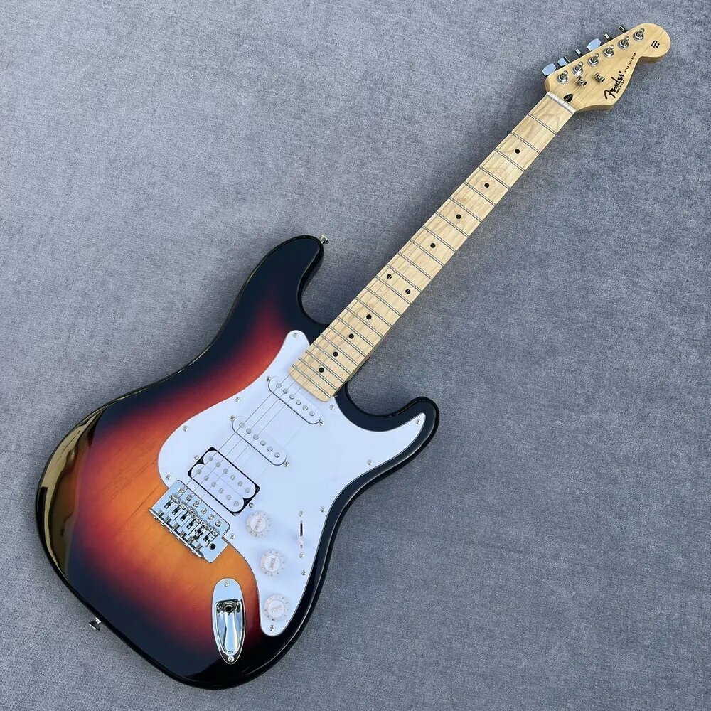 KNOW EASY-Fende Электрогитара st Одиночные/одиночные двойные звукосниматели 6-струнная 39"