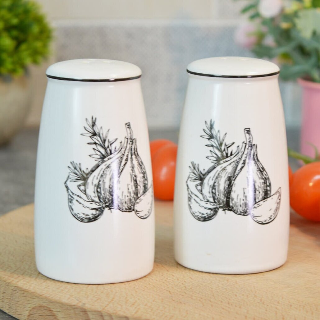 Набор для специй «Китчен» керамика 2 предмета, подарочная упаковка