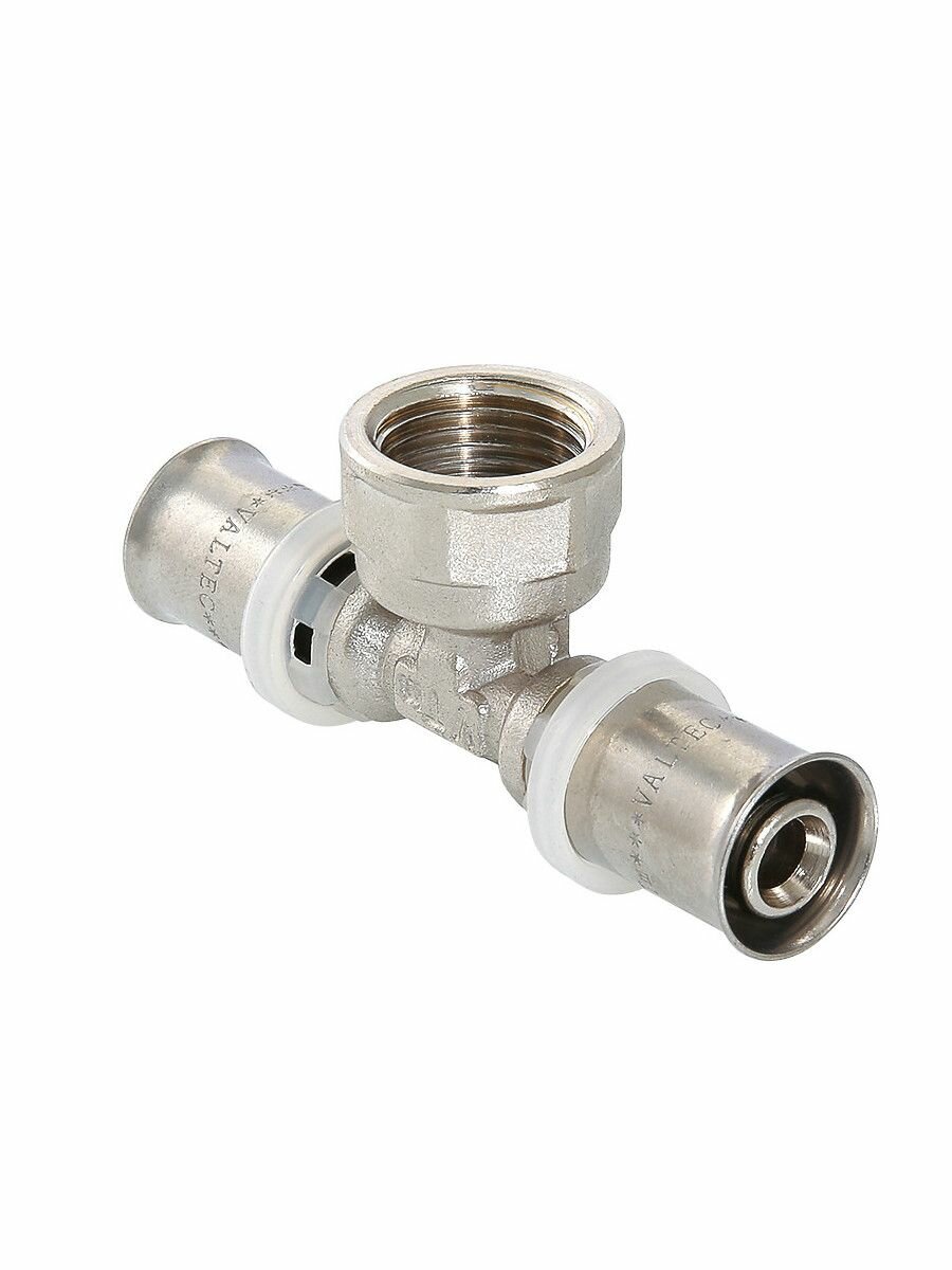 Пресс-фитинг тройник 20х3/4х20 внутренняя резьба Valtec (VTm.232. N.200520)