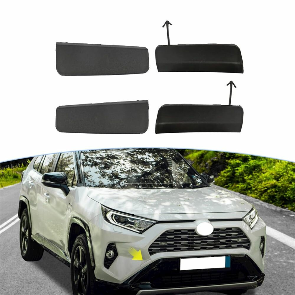 4шт передний бампер буксировочный крюк крышка для Toyota RAV4 LE 2019-2023 52438-0R901