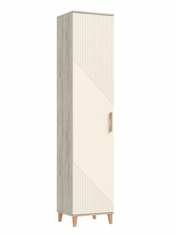 Ирис пенал закрытый 45 см. Кашемир, Дуб Крафт серый