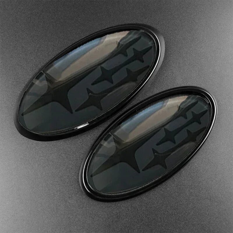 Автомобильный передний капот, эмблема, задний багажник, наклейка, наклейки для Subaru WRX Impreza BRZ STI Legacy Outback XV Levorg Exiga, аксессуары Black