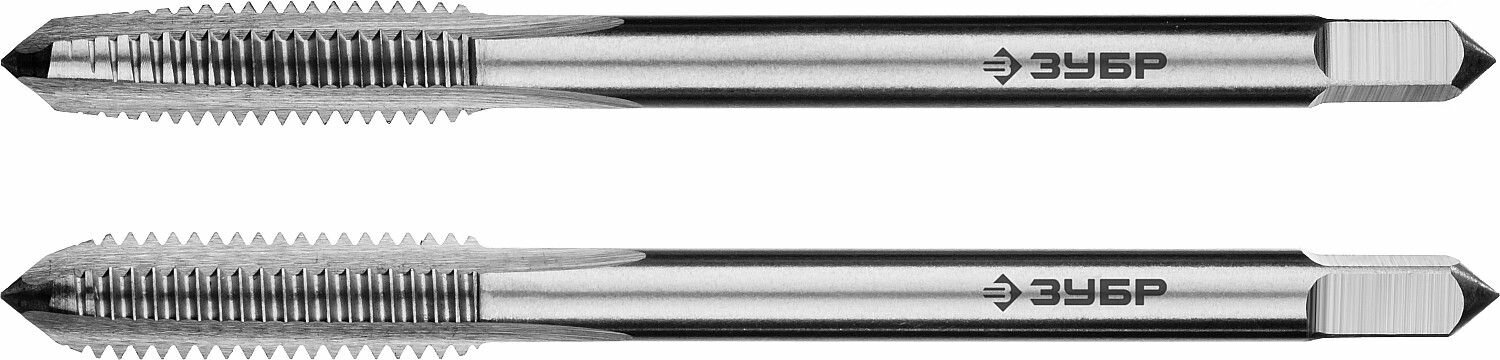 Комплект машинно-ручных метчиков ЗУБР М6 х 1.0 мм, сталь Р6М5, профессиональные, ручные, стальные 4-28007-06-1.0-H2_z01