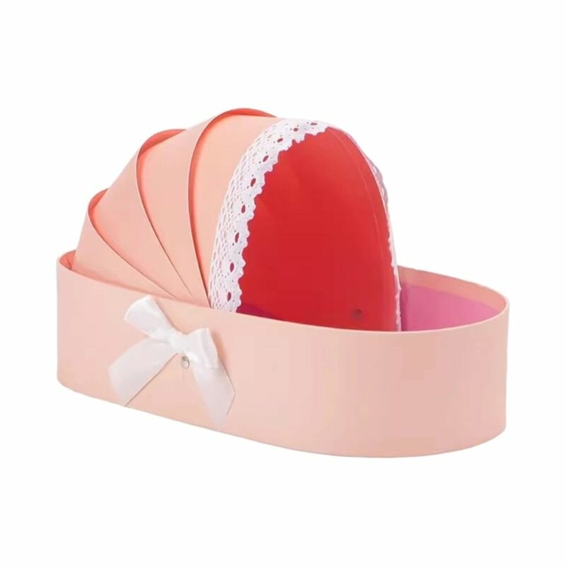 Корзина-люлька для подарков, Розовый