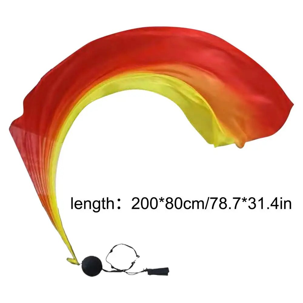 Шелковая вуаль Poi для танца живота, C