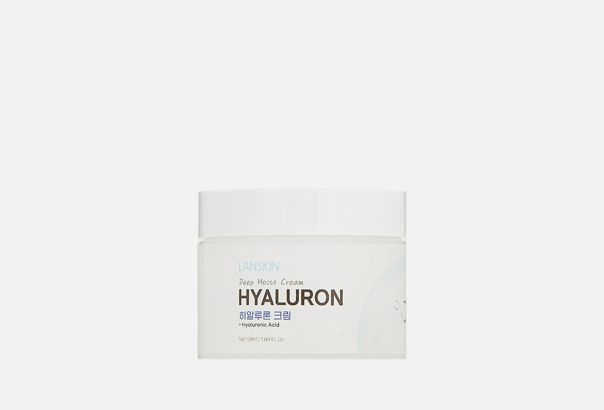Крем для лица с гиалуроновой кислотой LANSKIN HYALURON DEEP MOIST CREAM 50 мл
