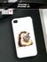 Чехол на Apple iPhone 4/4S / Айфон 4/4S с принтом "Еж кофеман"
