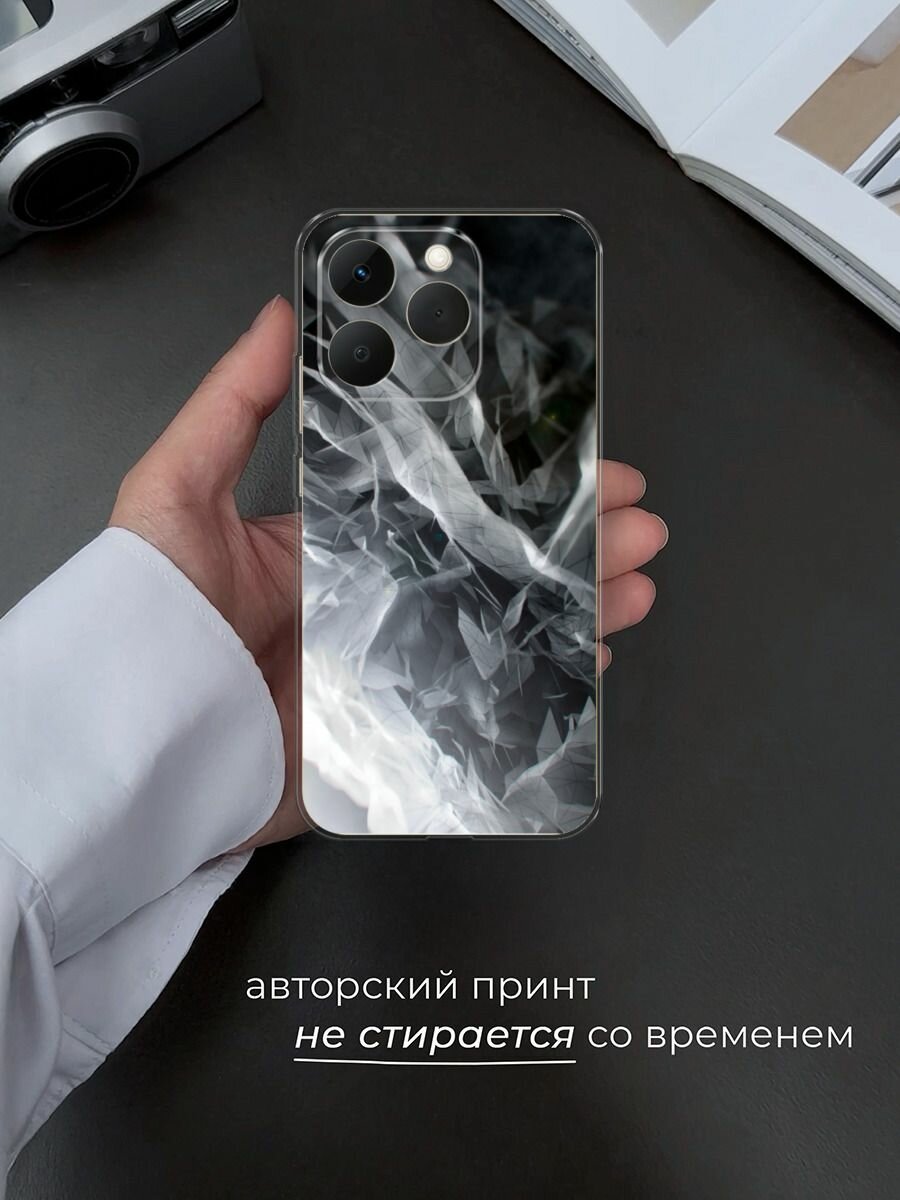 Силиконовый чехол на Realme 15T / Реалми 15Т с принтом "Абстракция 9" — фото 1