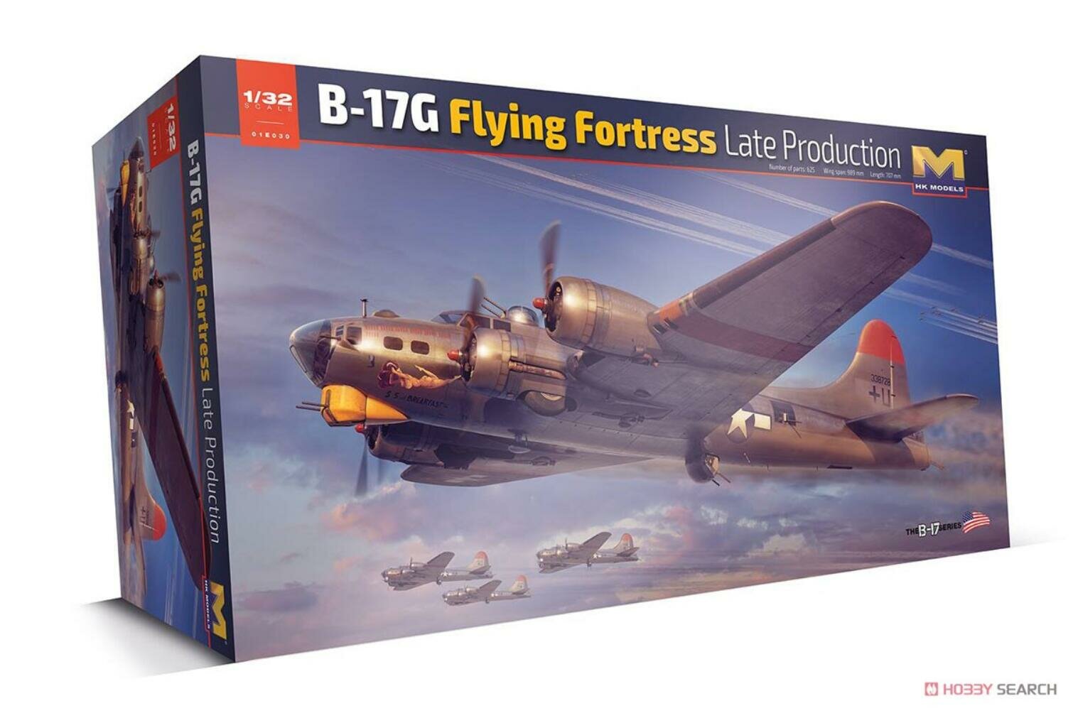 HK Model 01E030 1/32 Scale B-17G Flying Fortress Late Production пластмассовых сборная модель самолета