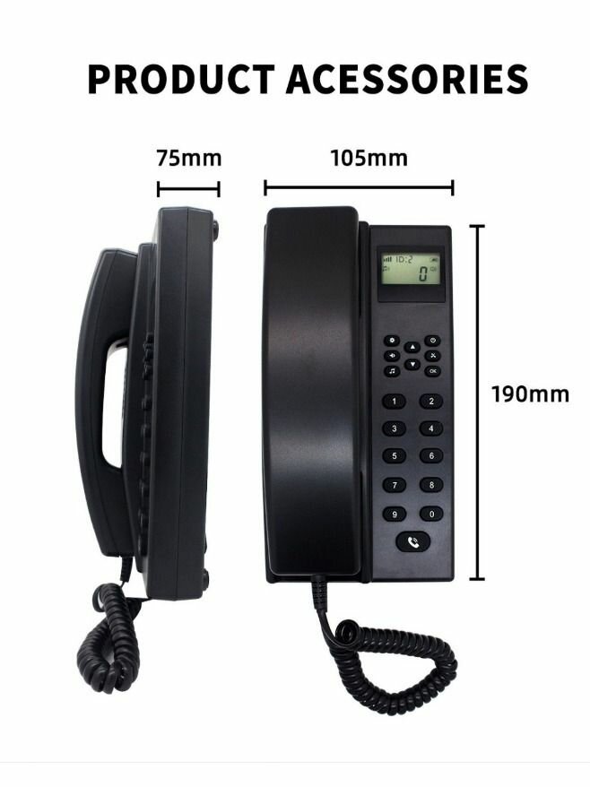 Черное, Беспроводная портативная рация, двусторонний голосовой вызов, внутренний телефон, 2 шт