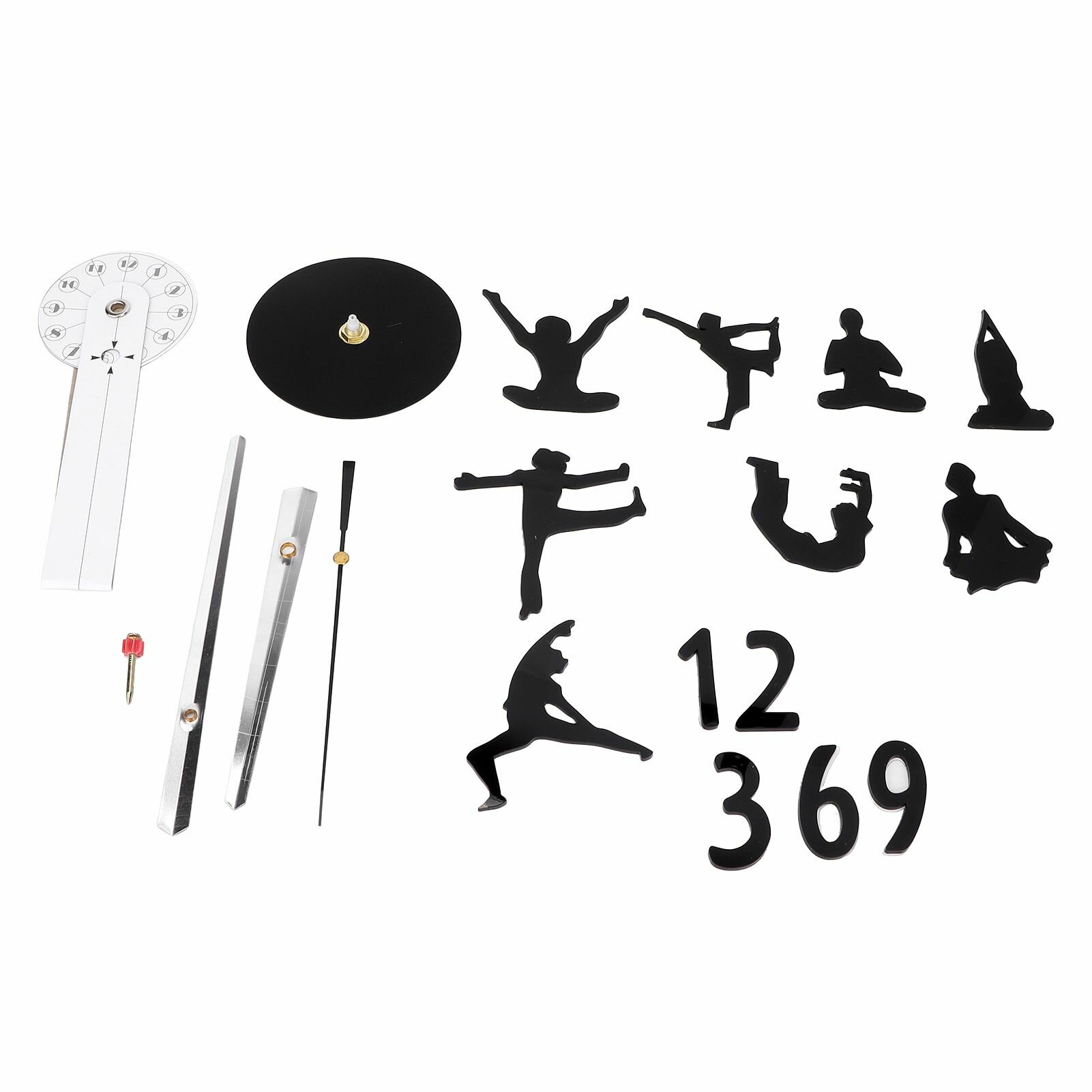 Стильные бескаркасные настенные часы DIY бесшумный механизм для гостиной или офиса