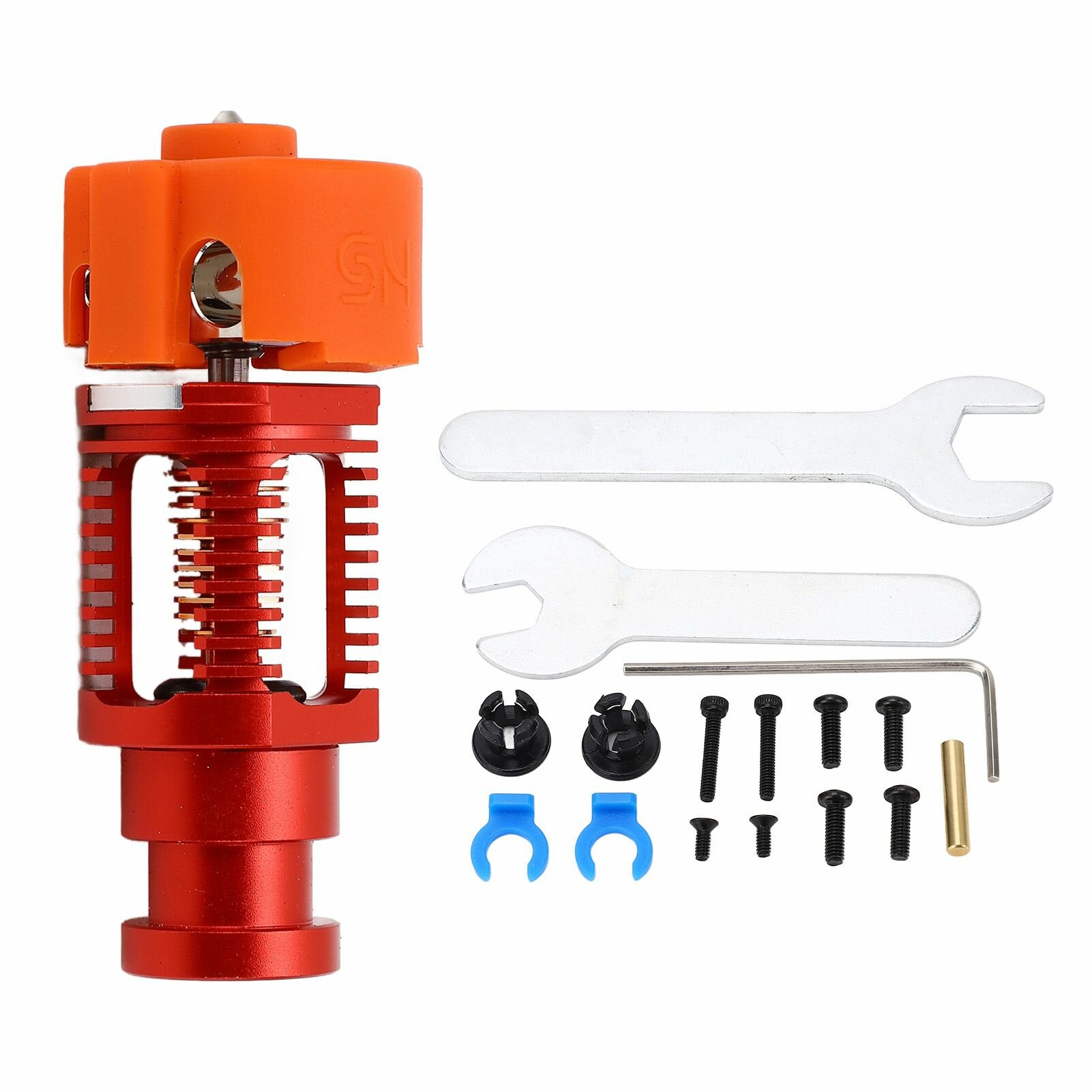 Комплект головки печати 3D-принтера All Metal Highend, высокотемпературный латунный экструдер, красный