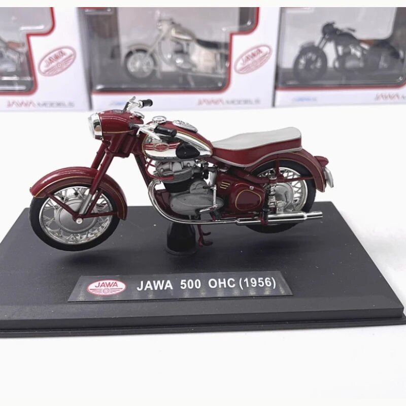 WELLY Jawa 1/18 модель мотоцикла из сплава, Бордовый