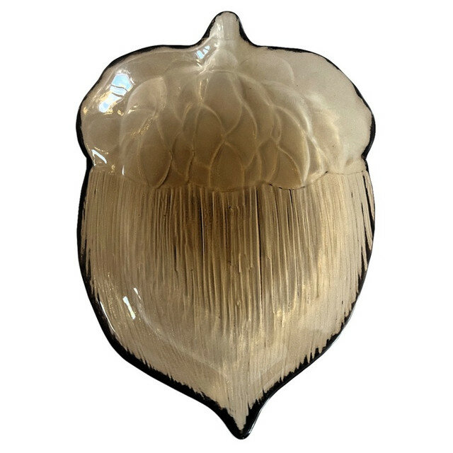 AKCAM Желудь блюдо из стекла 21х21см квадратное прозрачное стекло для подачи