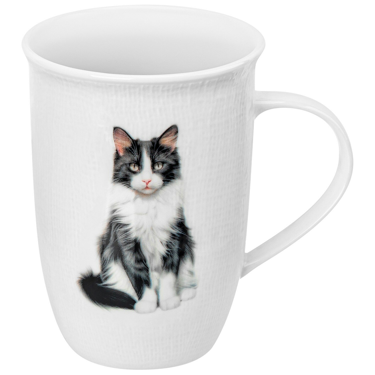 Elan Gallery Кружка Кот Степан 450 мл фарфор элегантная кружка для утреннего чая и кофе