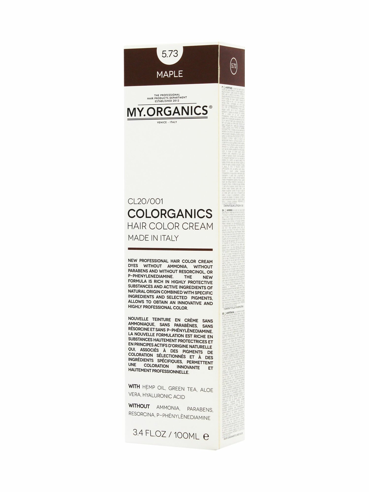 My.Organics Крем-краска Colorganics, 5.73 Клен, 100 мл