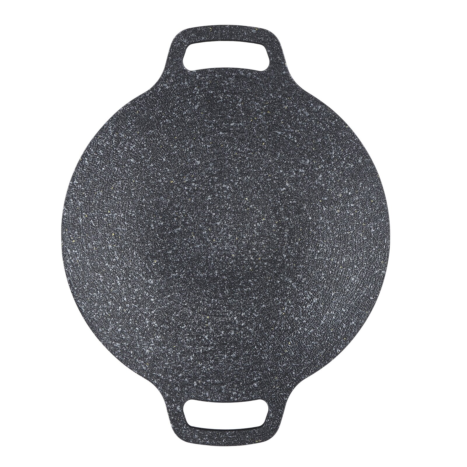 Корейский гриль-барбекю, универсальная индукционная плита, антипригарная сковорода, утолщенная алюминиевая пластина для барбекю для дома и улицы, 34 см/13,4 дюйма