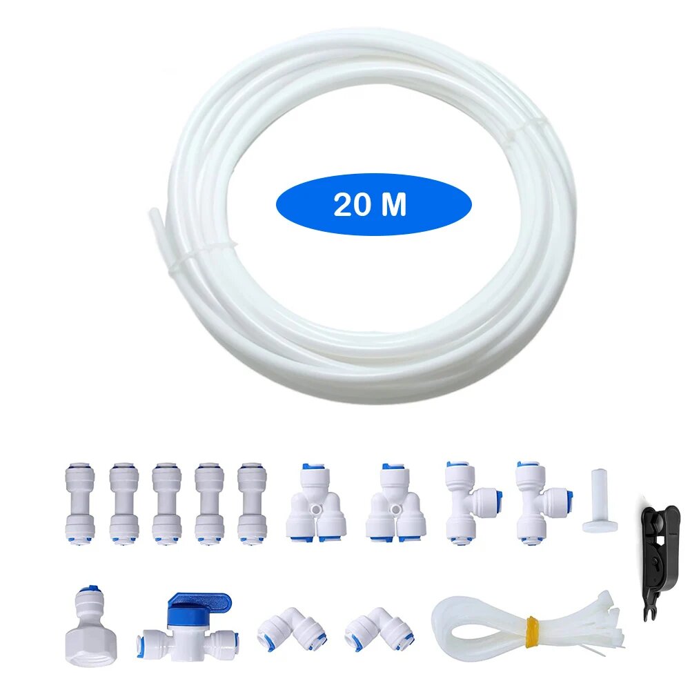 Трубка для воды RO 1/4", 20м, цвет A