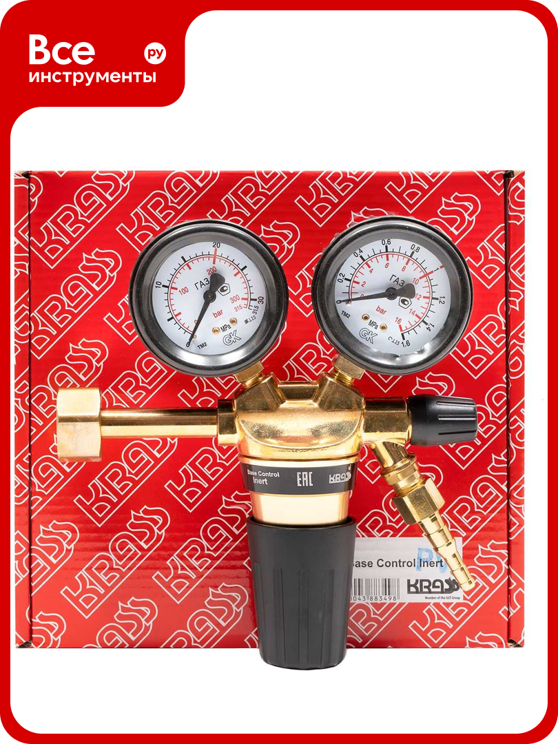 Редуктор (инертные газы: Азот, СО2, Воздух, Аргон, Гелий и т. д.) Base Control Inert 20/1 МПа, 30 м³/ч